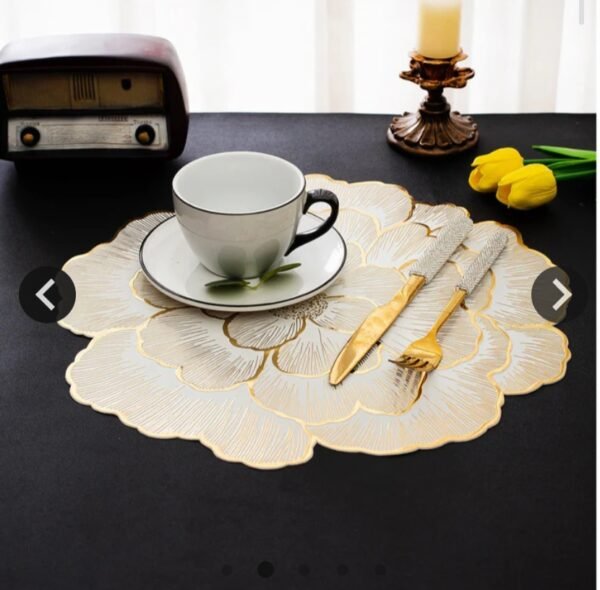 🌼 Luxury Golden Mat – Elegant Design • Premium Look • Eye-Catching 😍 ...